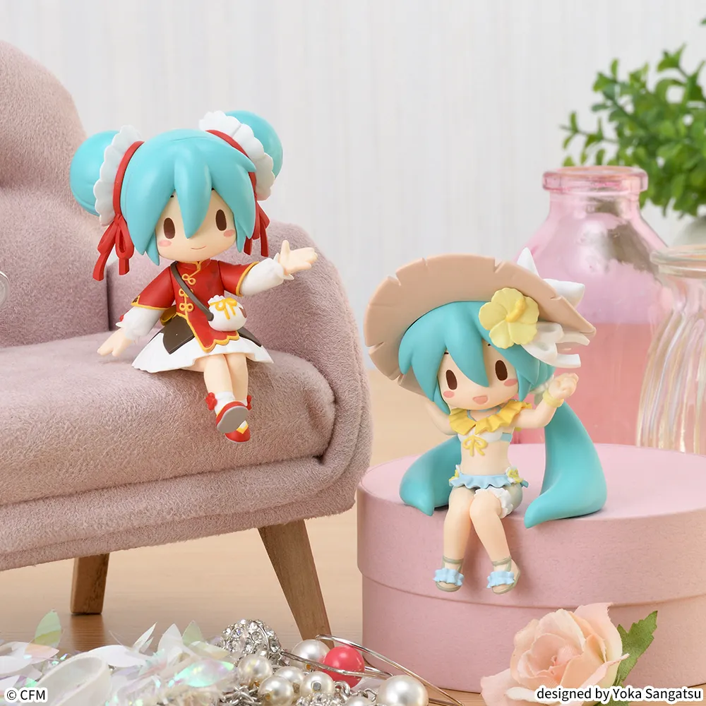 fuwa petit "Hatsune Miku Series" Perching Mini Figure "Hatsune Miku ...
